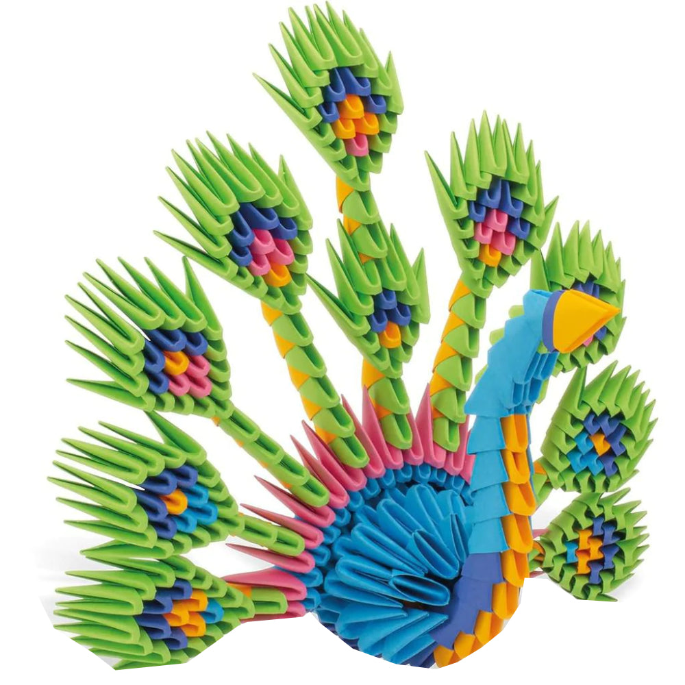 Origami 3D Creagami - Paun 502 piese — Red Goblin