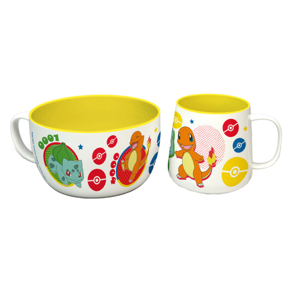 Set Mic Dejun Pokemon Cana + Bol - Pikachu & Kanto Starters