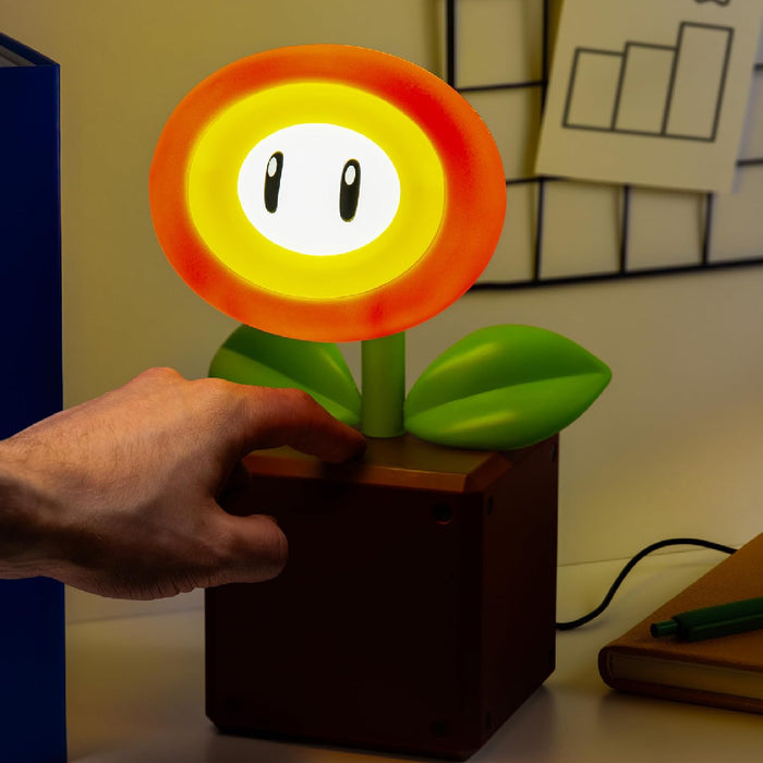 Lampa Super Mario - Fire Flower ━ Red Goblin