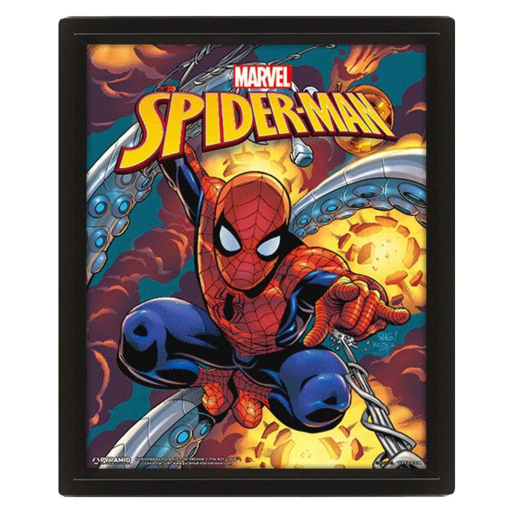 Poster cu Rama 3D Lenticular Spider-Man Costume Blast