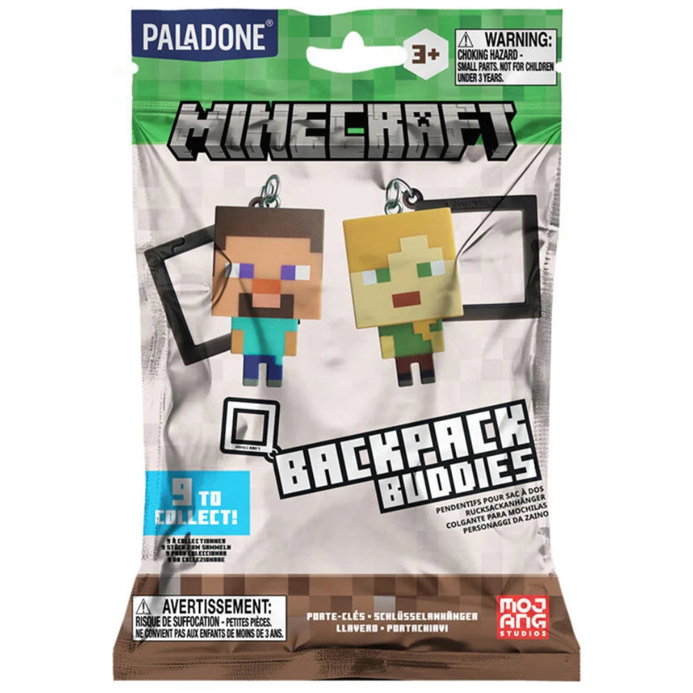 Figurina cu agatatoare Minecraft Backpack Buddies ━ Red Goblin