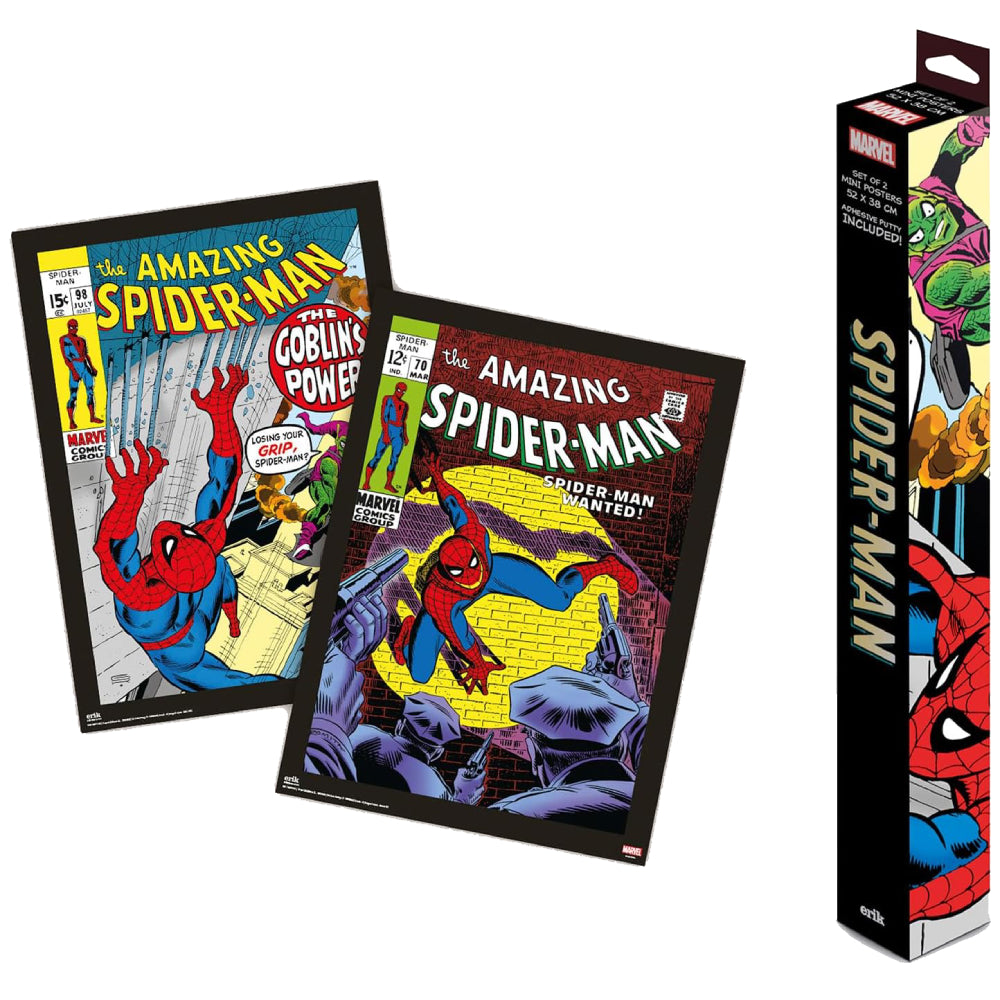 Set 2 Mini Postere Marvel Spider-Man ━ Red Goblin