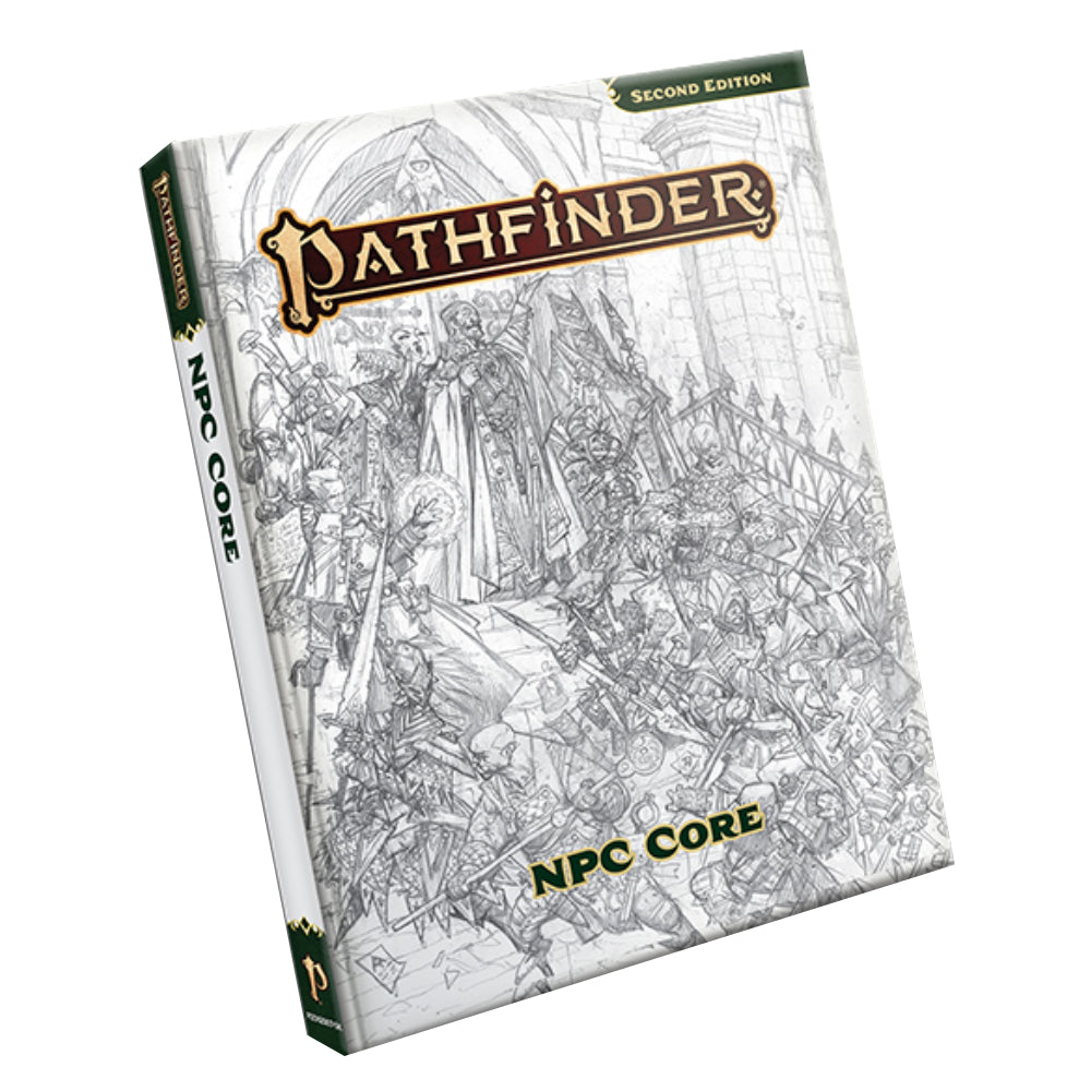 Pathfinder RPG - NPC Core Sketch Cover (P2) — Red Goblin