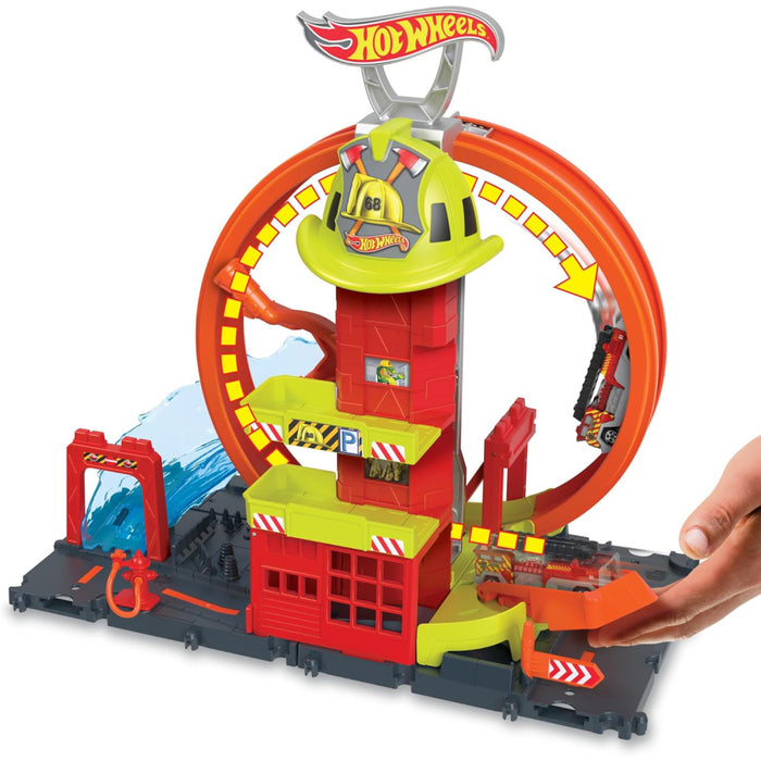 Set Joaca Hot Wheels - Statia de Pompieri Super Loop — Red Goblin