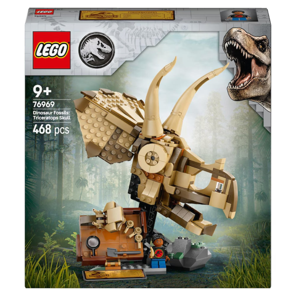 Lego Jurrasic World - Fosile de dinozaur Craniu de Triceratops 76969