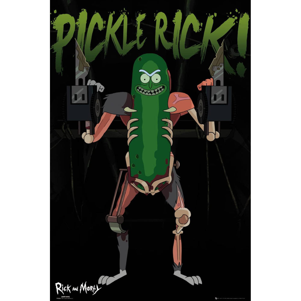 Poster Maxi Rick and Morty - 91.5x61 - Pickle Rick — Red Goblin