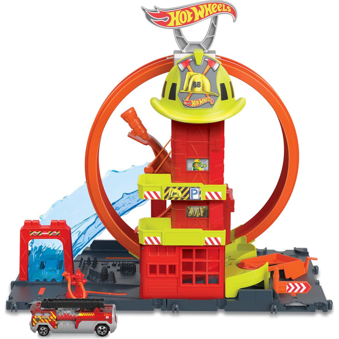 Set Joaca Hot Wheels - Statia de Pompieri Super Loop — Red Goblin