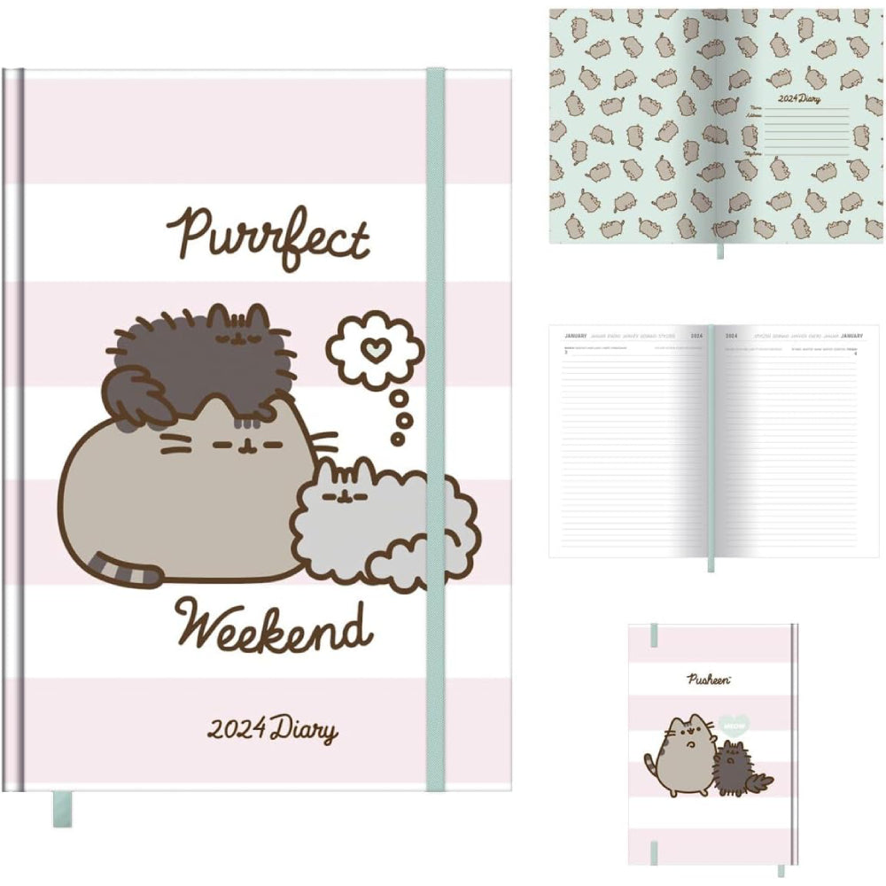 Pusheen Diary 2024 Purrfect Weekend ━ Red Goblin