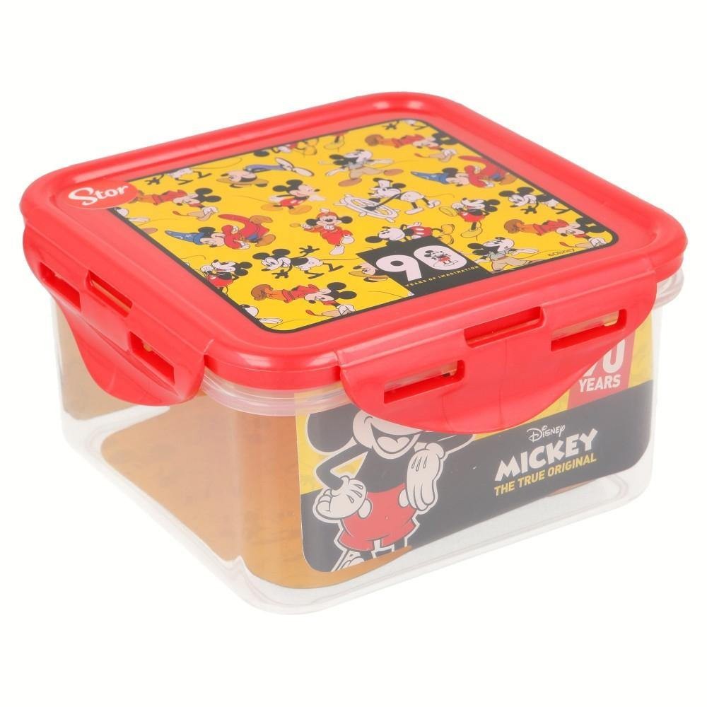 Cutie de Depozitare Alimente Ermetica Patrata 730 ml Mickey 90