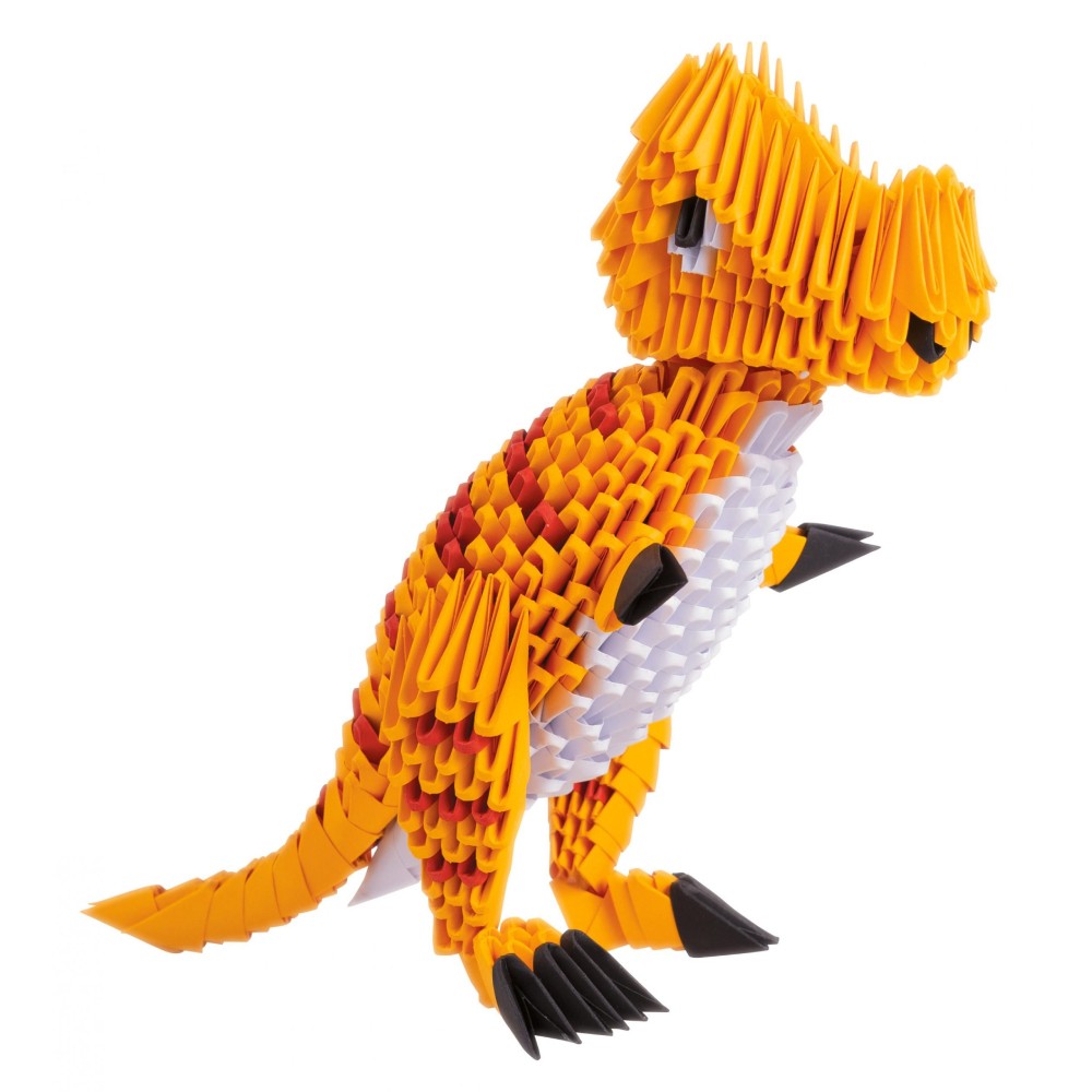 Origami 3D Creagami - Dinozaurul T-Rex 634 piese — Red Goblin