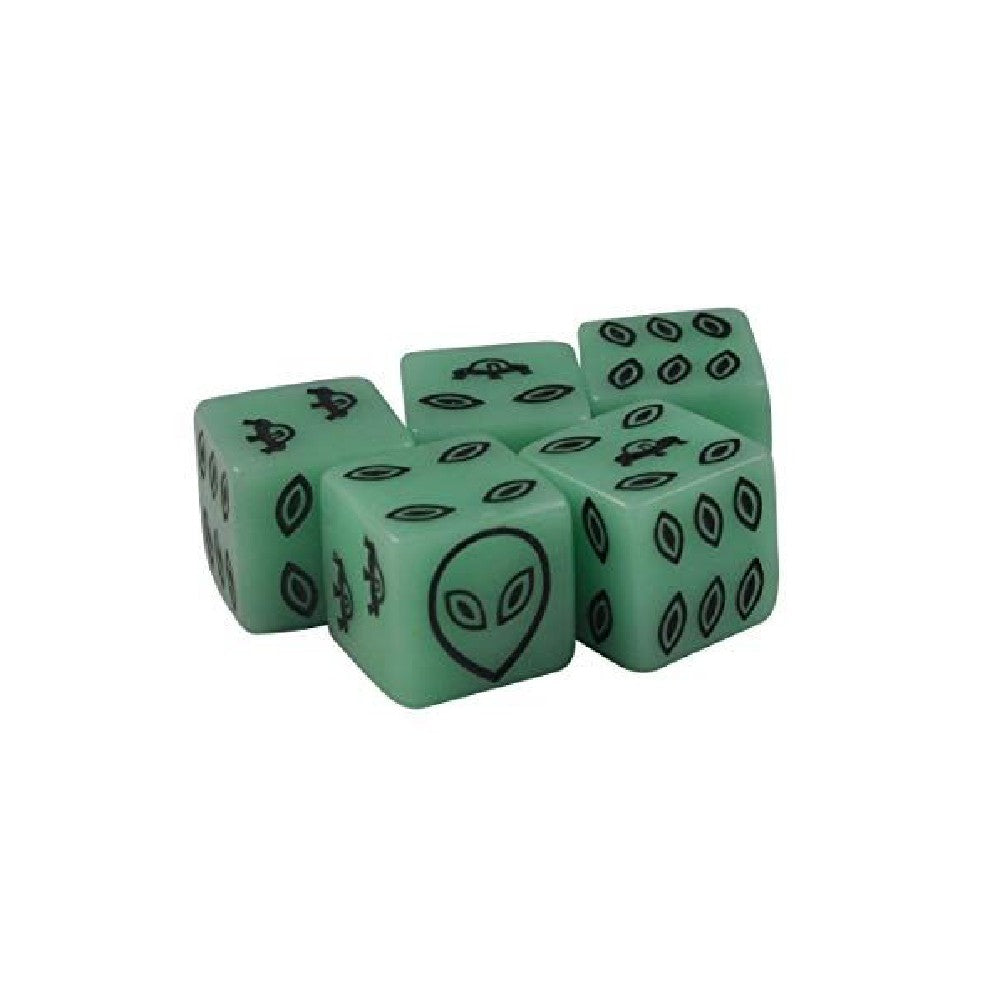 Glowing Alien Dice — Red Goblin