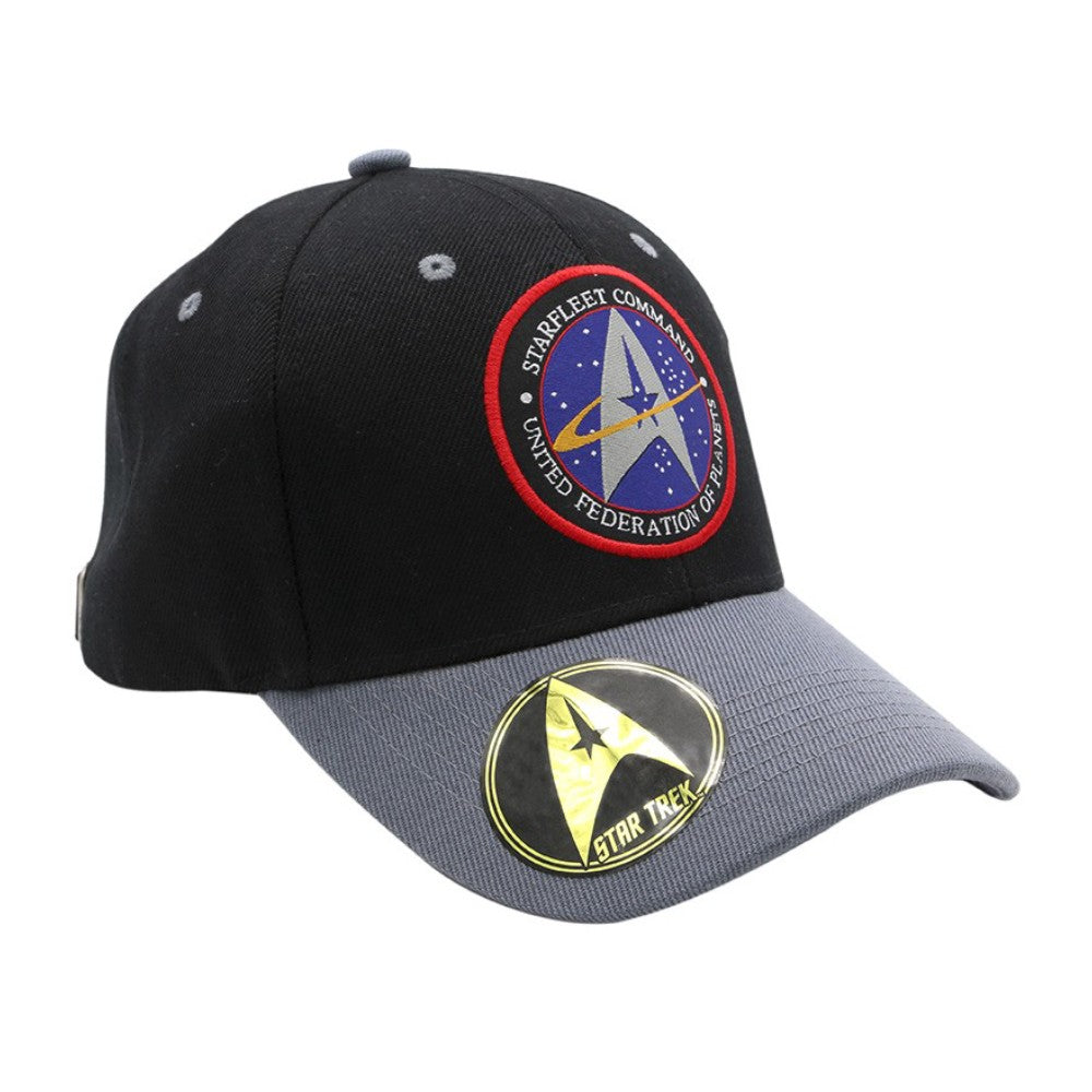 Sapca Star Trek - Black & Grey - Starfleet Command