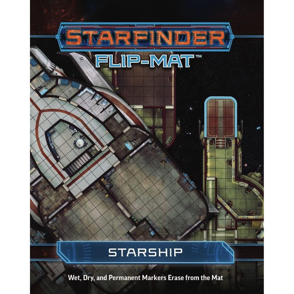 Starfinder Flip-Mat Starship — Red Goblin