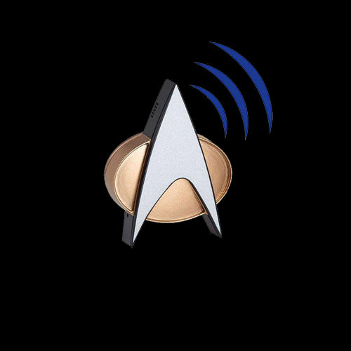 Insignă: Star Trek TNG Bluetooth Communicator Badge ━ Red Goblin