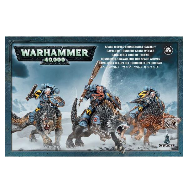 Warhammer: Space Marine Thunderwolf Cavalry — Red Goblin