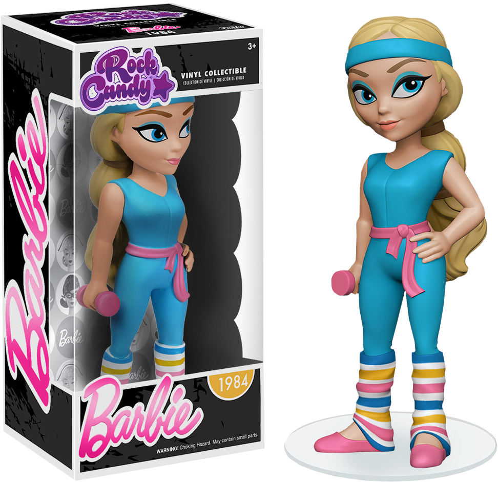 Funko Rock Candy: Barbie - 1984 Gym Barbie — Red Goblin