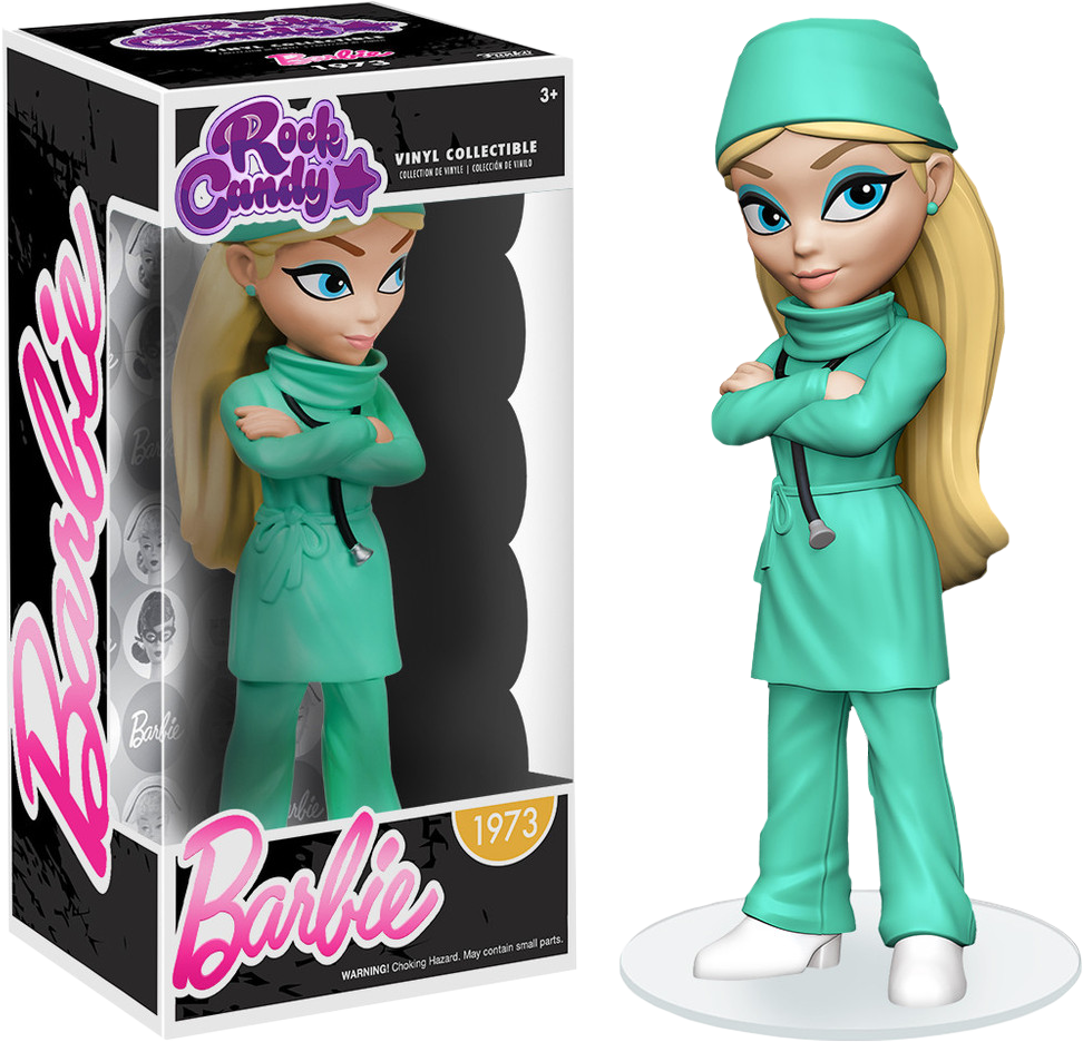 Funko Rock Candy: Barbie - 1973 Surgeon Barbie — Red Goblin