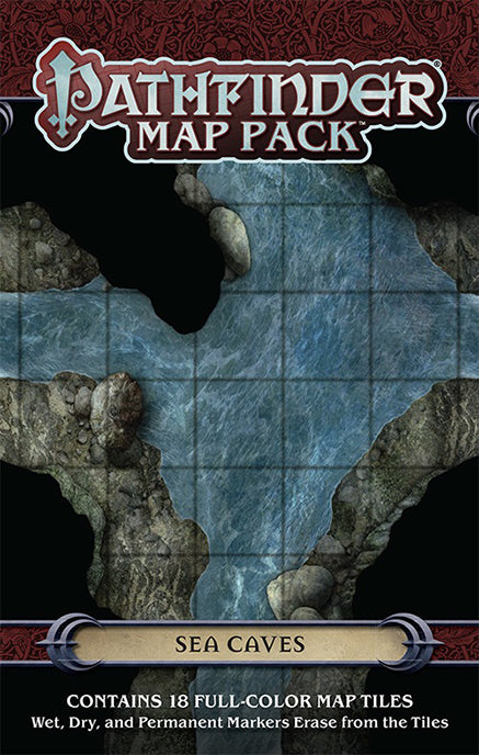 Pathfinder: Map Pack - Sea Caves ━ Red Goblin