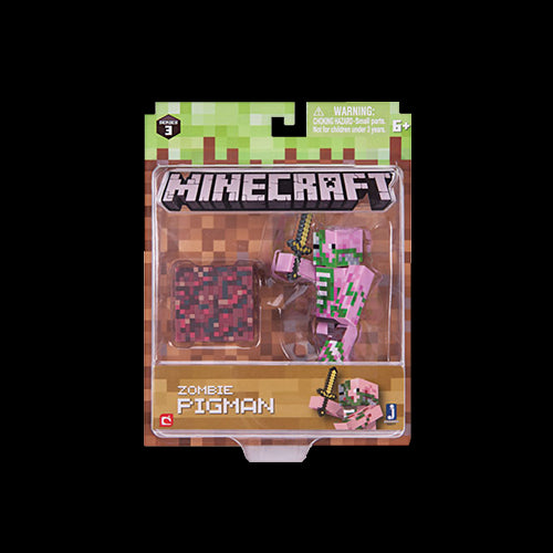 Minecraft: Action Figure Zombie Pigman 8 cm — Red Goblin