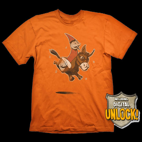 Tricou DOTA 2 Wizard & Donkey — Red Goblin