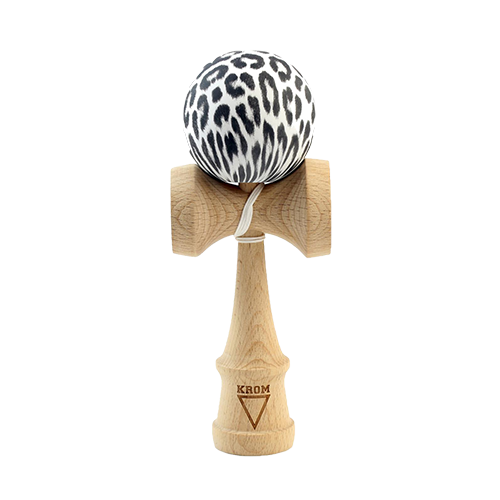 Kendama Krom Rubber Specials Snow Leopard — Red Goblin