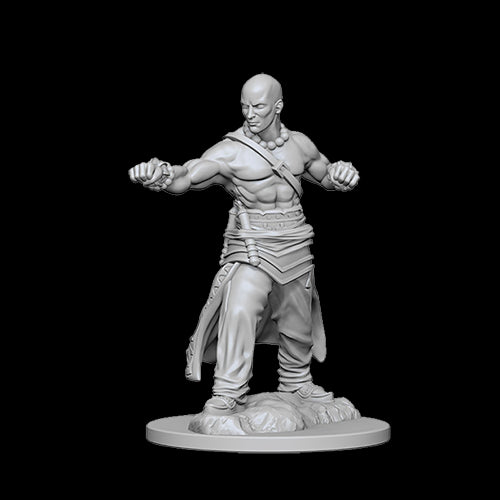 Pathfinder Unpainted Miniatures: Human Male Monk ━ Red Goblin