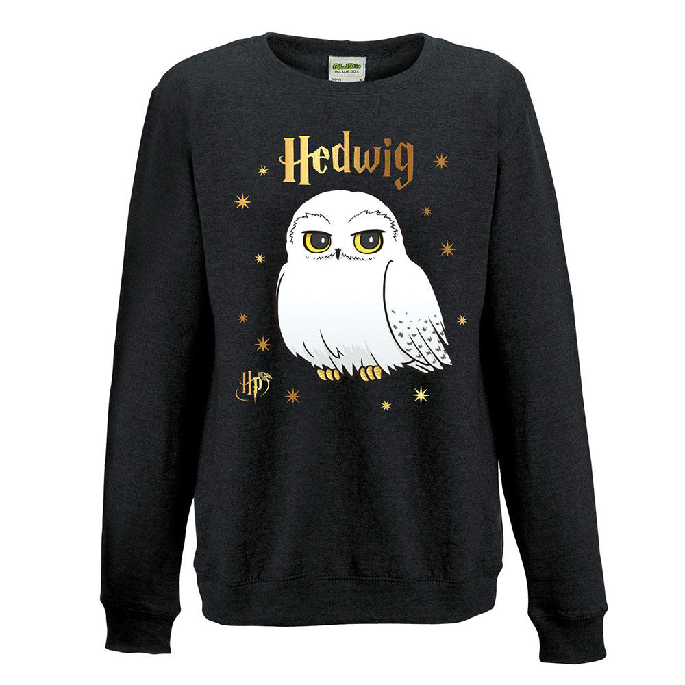 Harry Potter - Foil Hedwig Stars Sweatshirt — Red Goblin