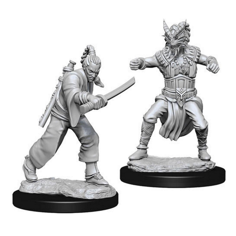 Miniaturi Nepictate D&D Male Human Monk ━ Red Goblin