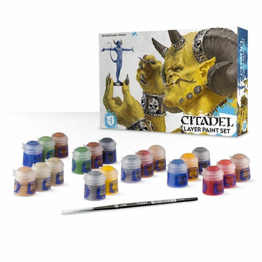 Warhammer: Citadel Layer Paint Set — Red Goblin