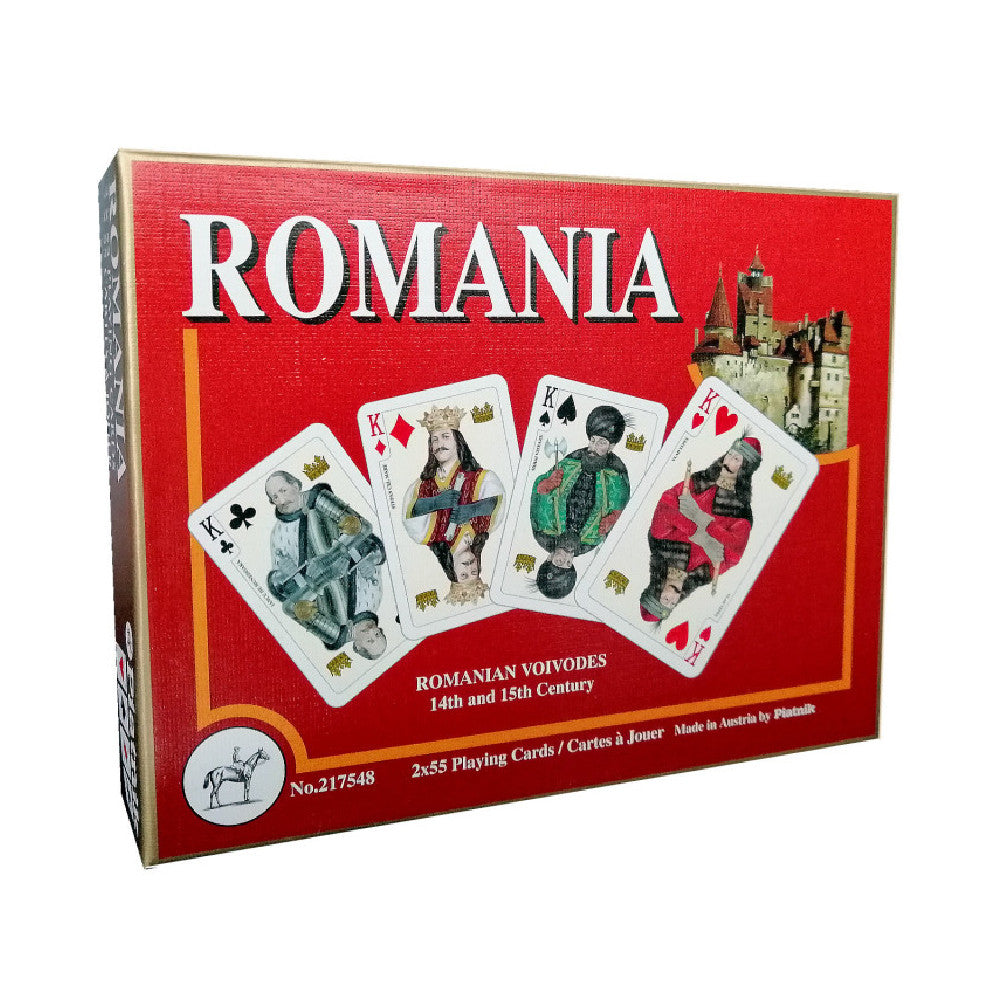 Carti de joc Romania (Pachet Dublu) — Red Goblin