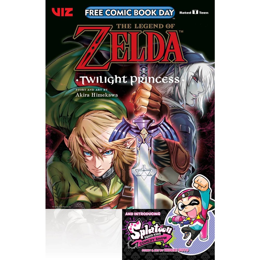 FCBD 2020 Legend Zelda Twilight Princess Splatoon Squid Kids
