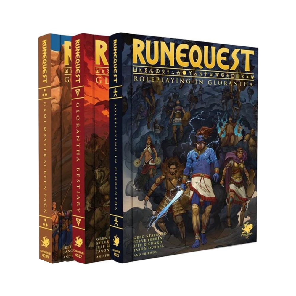 RuneQuest Roleplaying in Glorantha Slipcase Set — Red Goblin