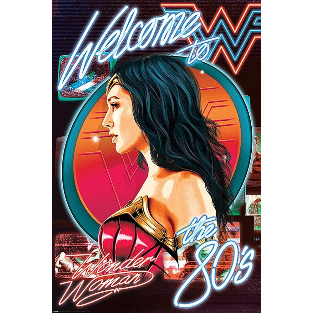 Poster Wonder Woman 1984 Welcome To The 80s ━ Red Goblin