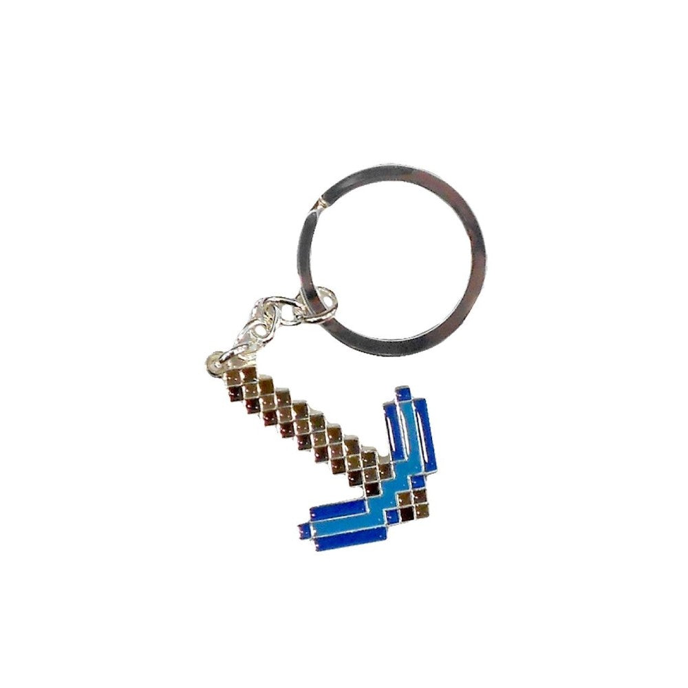 Breloc metalic Minecraft Diamond Pickaxe 4 cm — Red Goblin